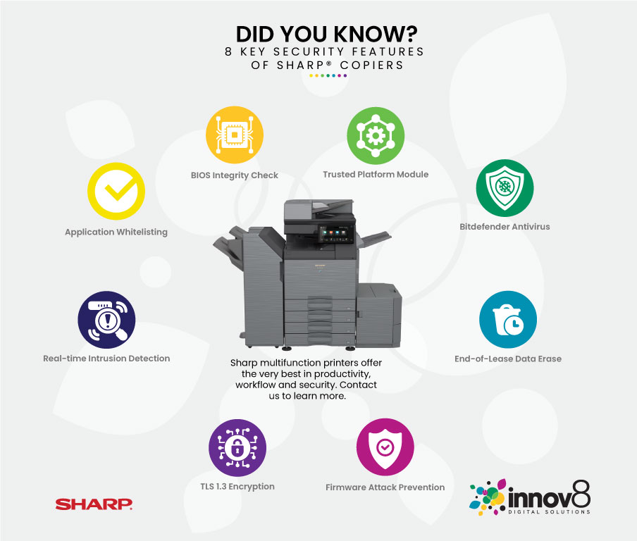 8 Key Security Features of Sharp Copiers
